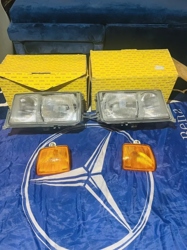 NOS BOSCH Mercedes-Benz W201 Euro 190E HEADLIGHTS PAIR RARE - Auto ...