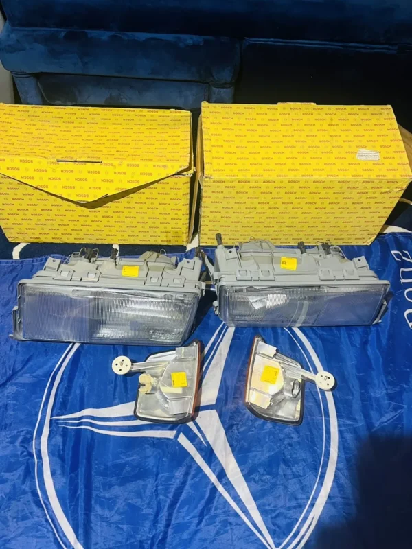 NOS BOSCH Mercedes-Benz W201 Euro 190E HEADLIGHTS PAIR RARE - Auto ...