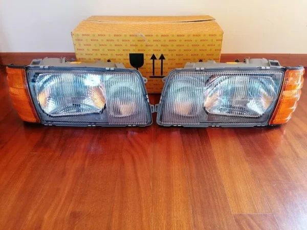 New Nos Bosch Mercedes-Benz Headlights W126 500Se 500Sel 560Se 560Sel - Auto Vehicle Care