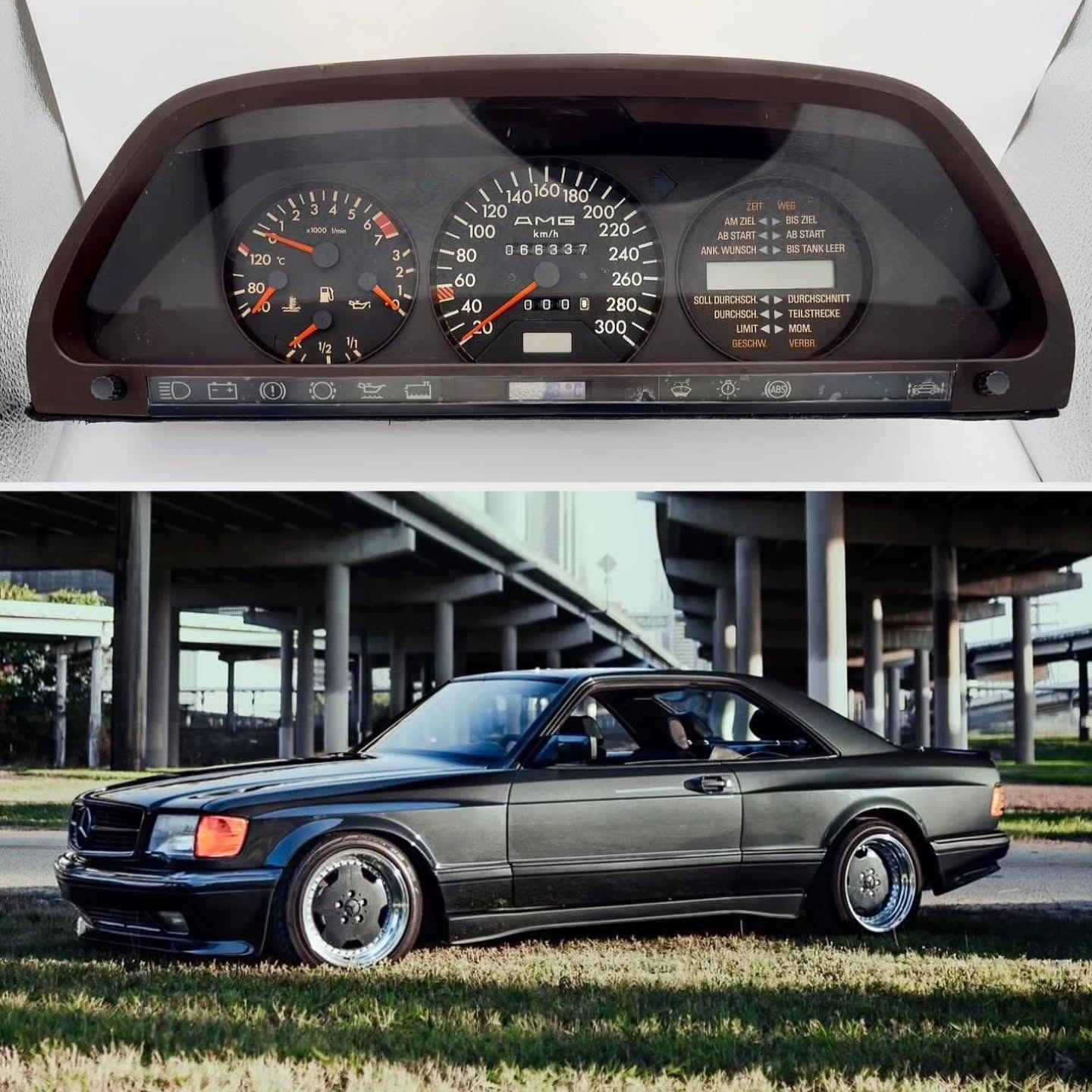 W126 / C126 AMG Instrument cluster with trip computer - Auto Vehicle Care